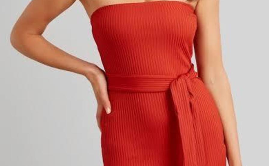 Kookai Octavia Dress Red Size 1 | The Volte