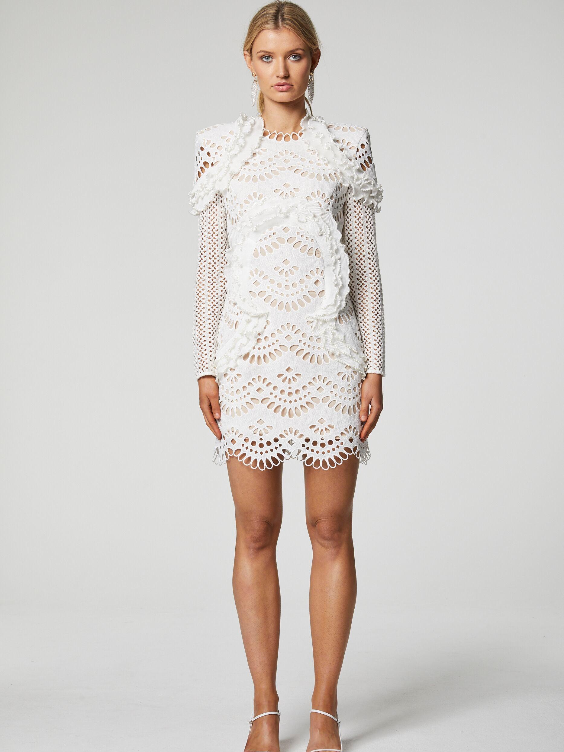 Elliatt Clemence Dress white size 6 | The Volte