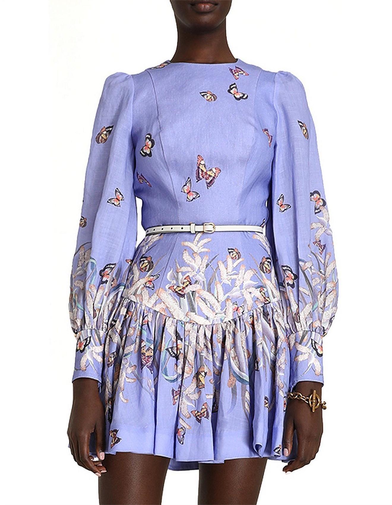 Zimmermann Botanica belted mini blue size 2 | The Volte