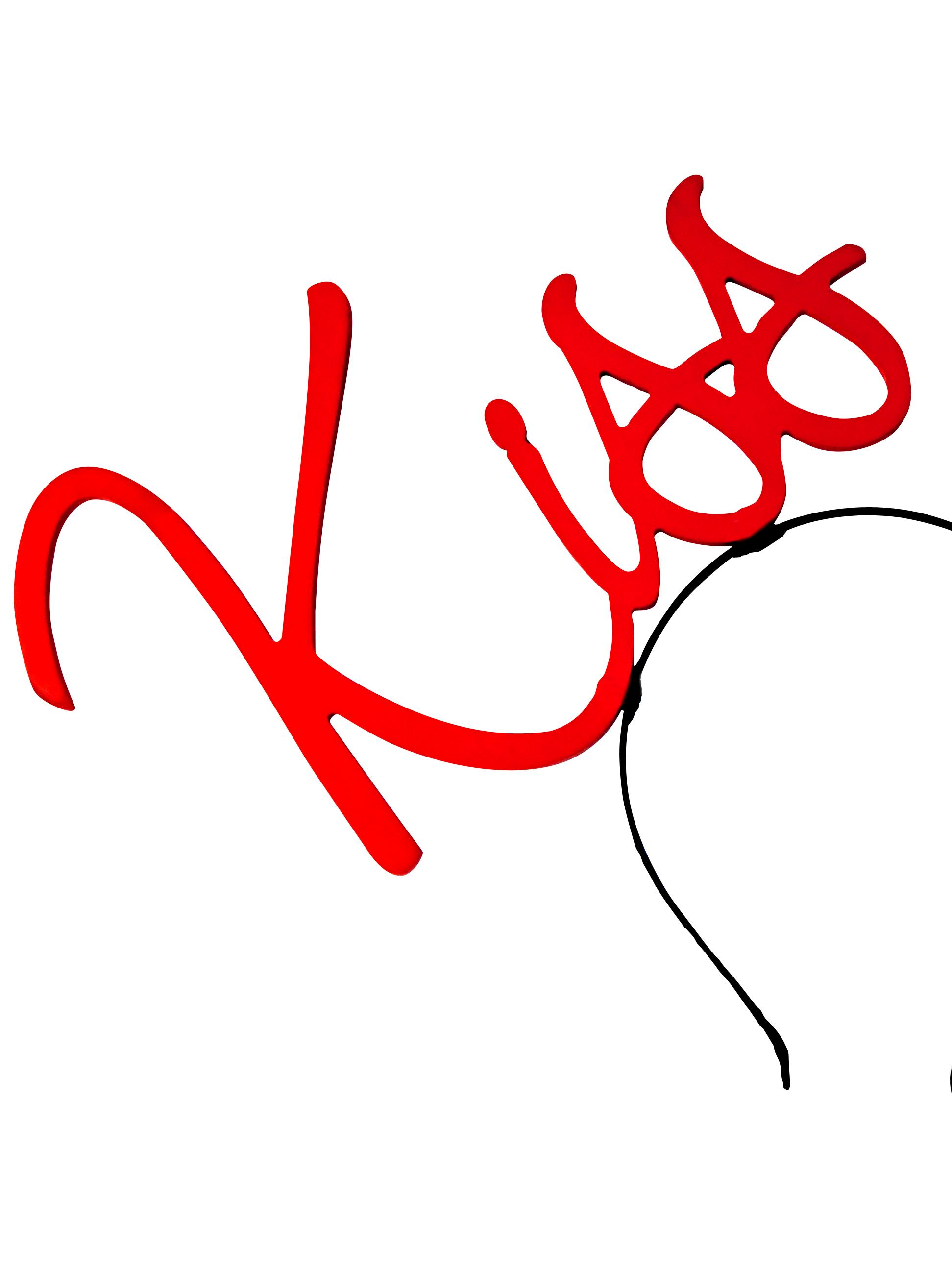 LOVE LETTERS KISS HEADPIECE IN RED | The Volte